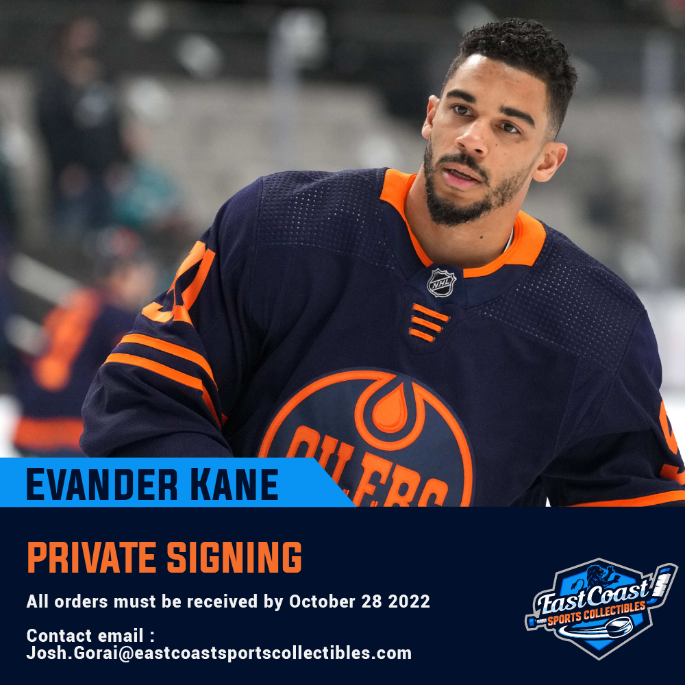 Pre-Order - Evander Kane – East Coast Sports Collectibles