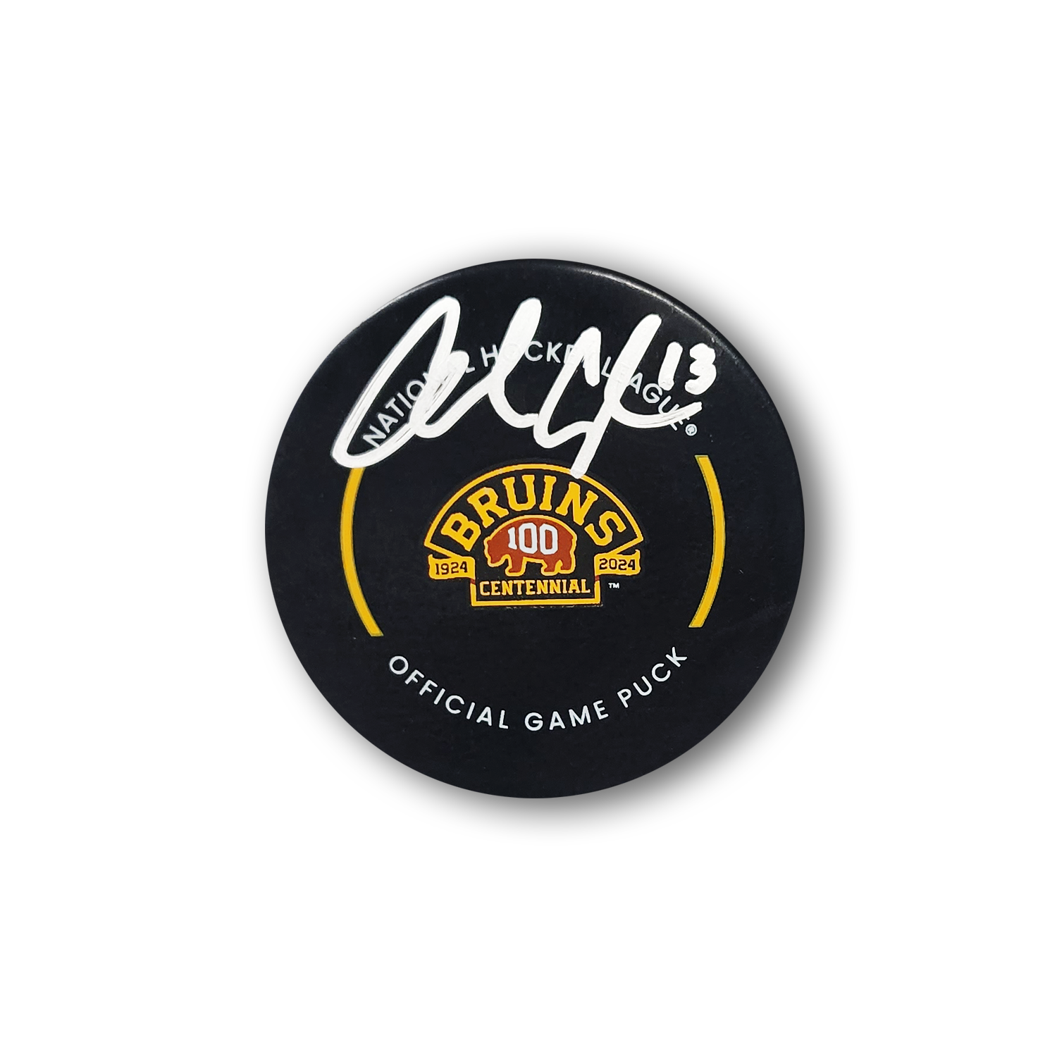 Charlie Coyle Autographed Boston Bruins Official Hockey Puck – East ...