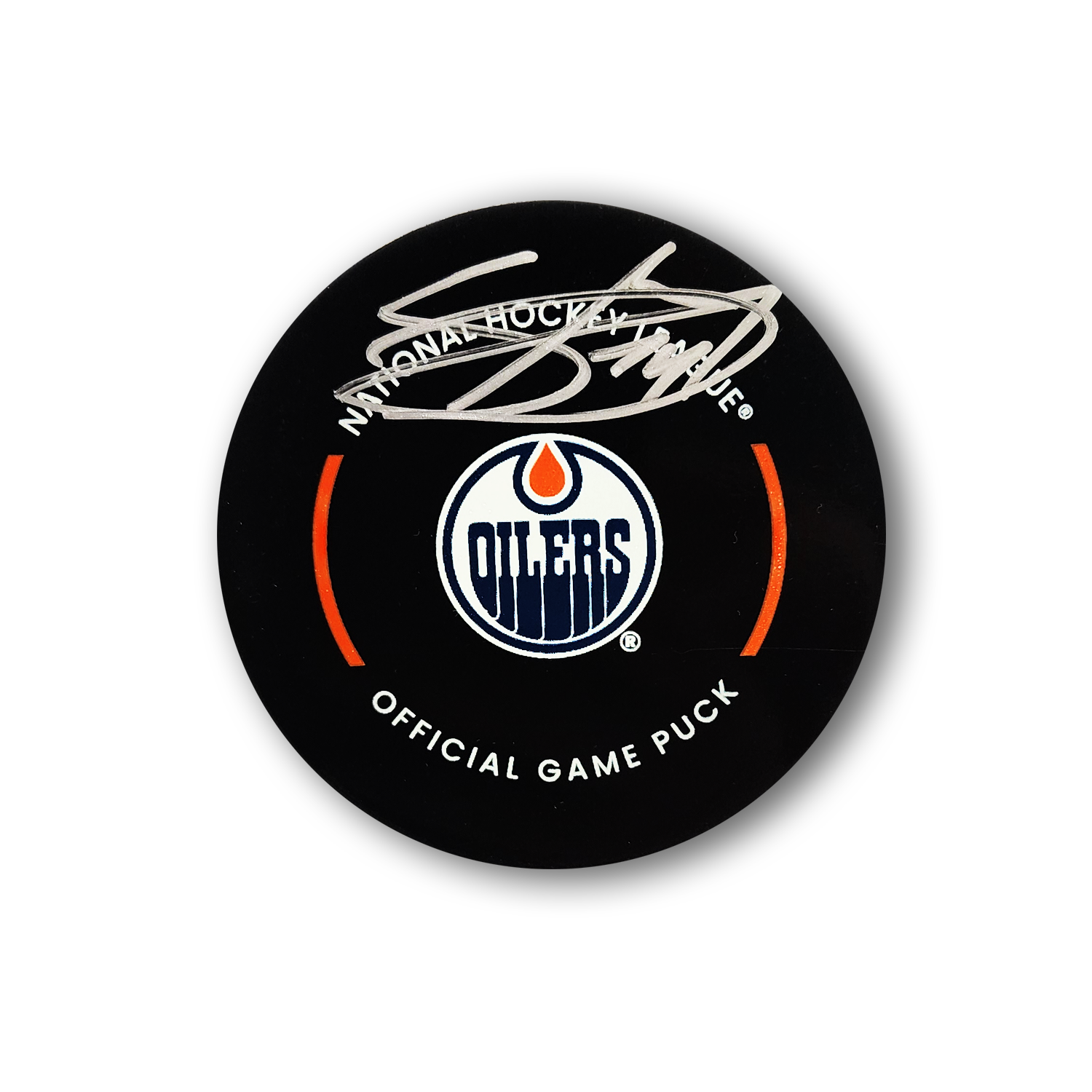Stuart Skinner Edmonton Oilers Autographed Official Hockey Puck – East ...